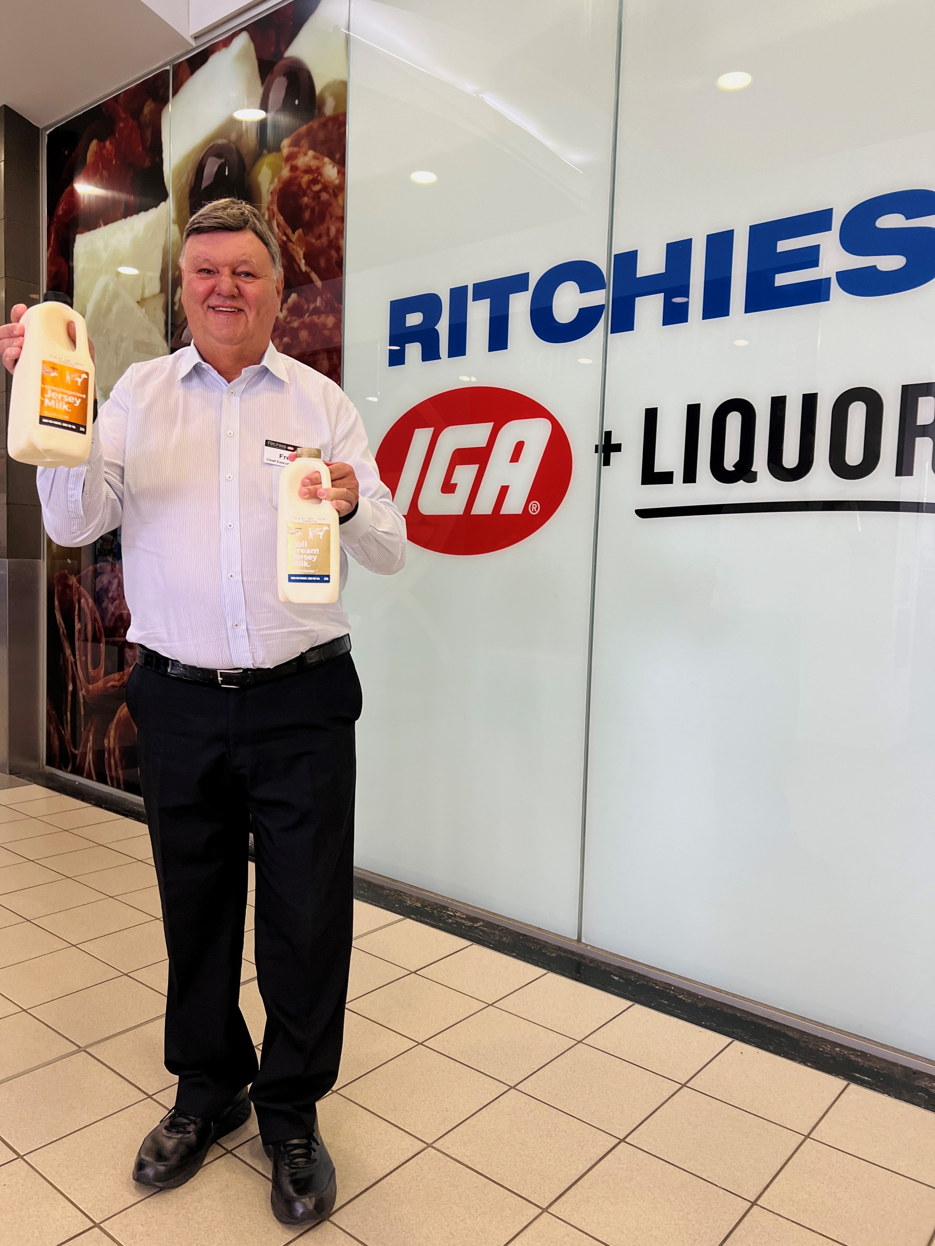 Fred Harrison of Ritchies IGA, championing the small guys 🥛🥇💛 ...